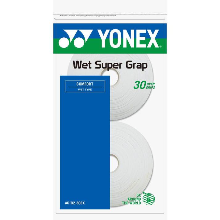Yonex Wet Super Grap Overgrip 30 Pack – Courtside Racquets